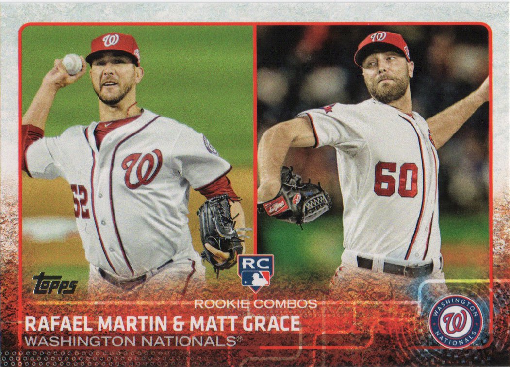 Rafael Martin-Matt Grace 2015 Topps Update Rookie #US59 Washington ...