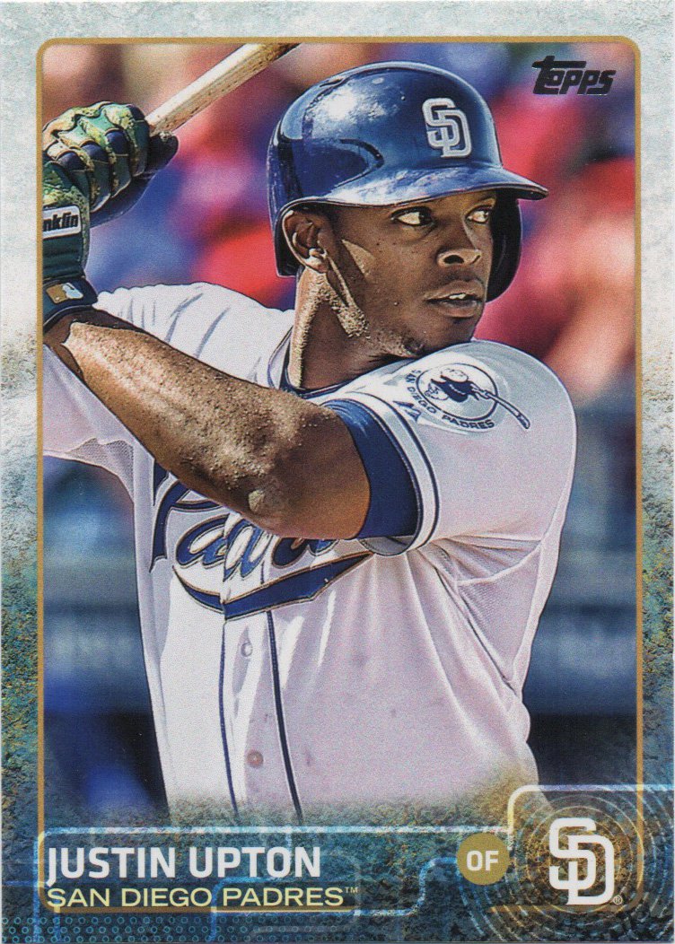 Justin Upton 2015 Topps Update #US92 San Diego Padres Baseball Card