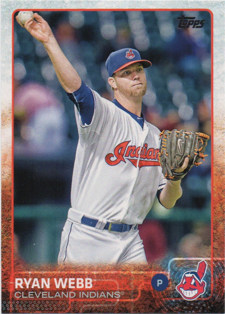 Ryan Webb 2015 Topps Update #US327 Cleveland Indians Baseball Card