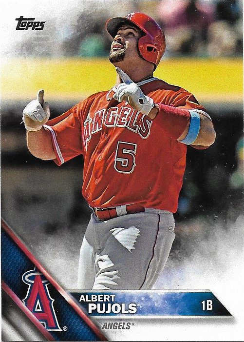 Albert Pujols 2016 Topps #500 Los Angeles Angels Baseball Card