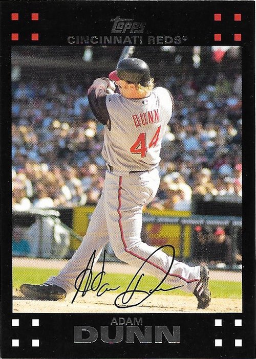 Adam Dunn 2007 Topps #520 Cincinnati Reds Baseball Card