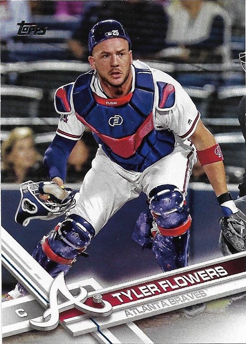 Tyler Flowers 2017 Topps #282 Atlanta Braves Baseball Card