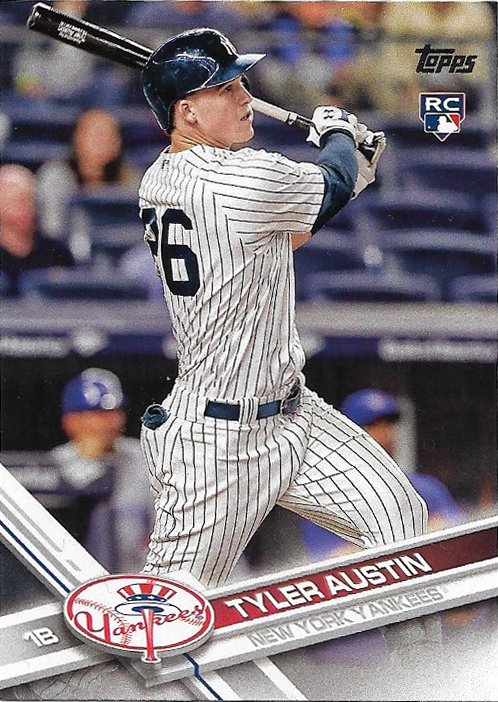 Tyler Austin 2017 Topps Rookie #43 New York Yankees Baseball Card