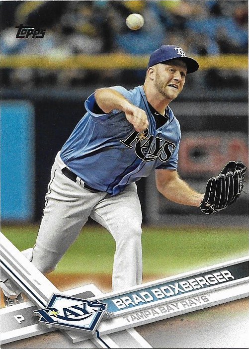 Brad Boxberger 2017 Topps #358 Tampa Bay Rays Baseball Card