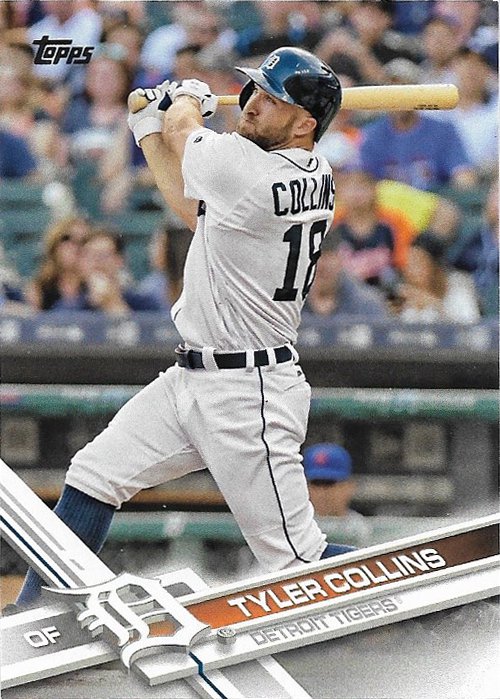 Tyler Collins 2017 Topps #687 Detroit Tigers Baseball Card