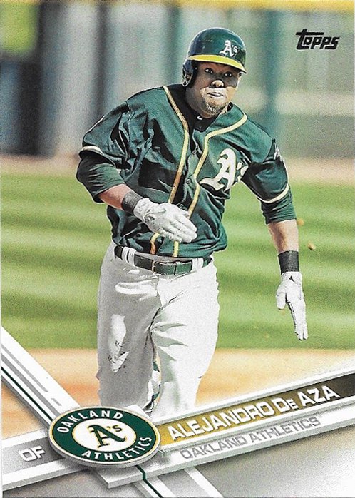 Alejandro De Aza 2017 Topps #460 Oakland Athletics Baseball Card