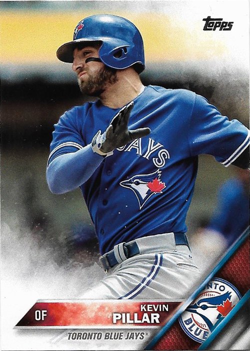 Kevin Pillar 2016 Topps #182 Toronto Blue Jays Baseball Card