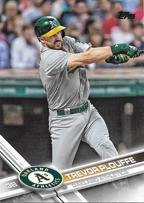 Trevor Plouffe 2017 Topps #542 Oakland Athletics Baseball Card