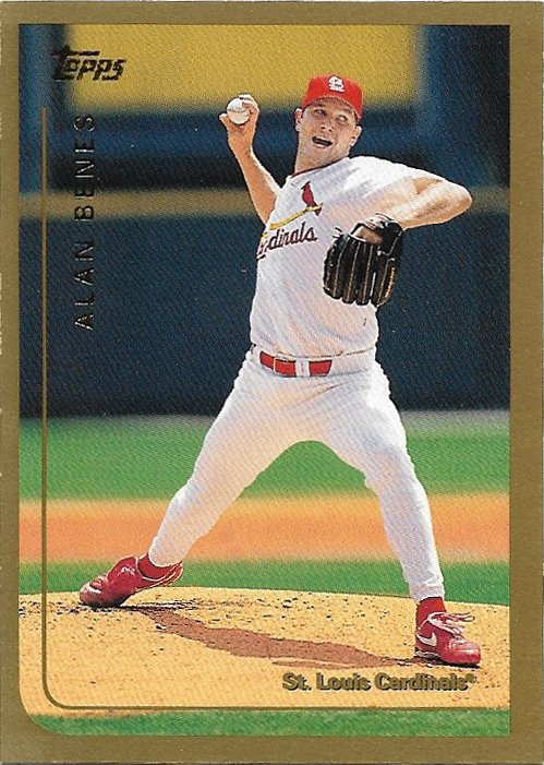 Alan Benes 1999 Topps #359 St. Louis Cardinals Baseball Card