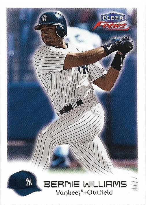 Bernie Williams 2000 Fleer Focus #36 New York Yankees Baseball Card