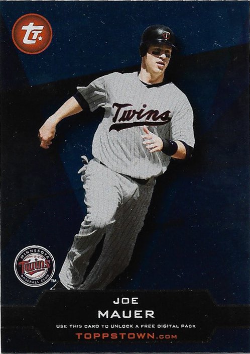 Joe Mauer 2011 Topps Topps Town #TT-7 Minnesota Twins Baseball Card
