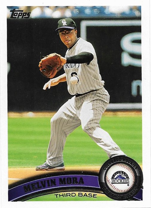 Melvin Mora 2011 Topps #286 Colorado Rockies Baseball Card