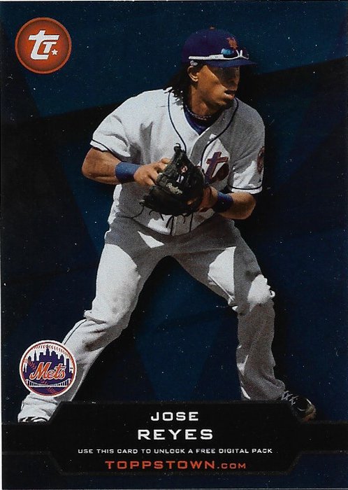 Jose Reyes 2011 Topps Topps Town #TT-8 New York Mets Baseball Card