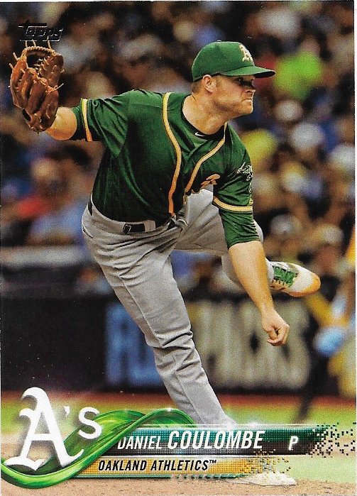 Daniel Coulombe 2018 Topps Rookie #16 Oakland Athletics Baseball Card