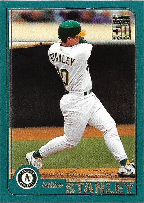 Mike Stanley 2001 Topps #119 Oakland Athletics Baseball Card