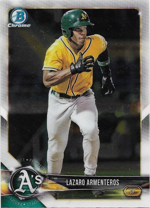 Lazaro Armenteros 2018 Bowman Prospects Chrome #BCP118 Oakland ...