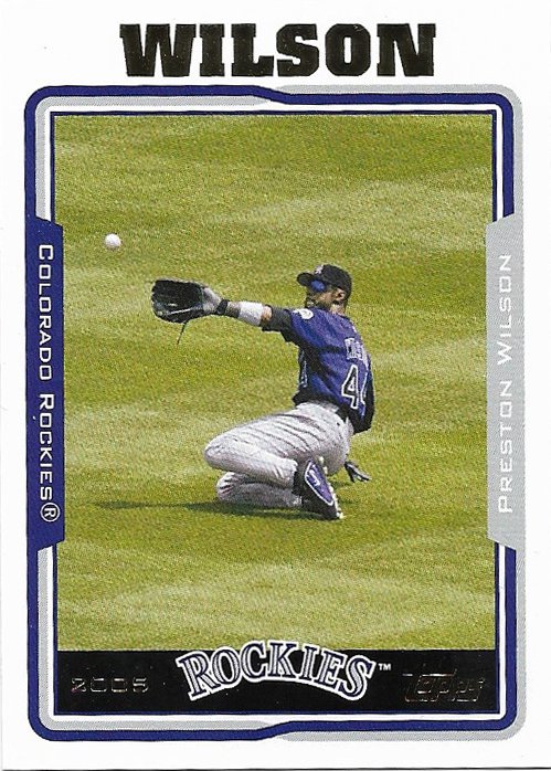 Preston Wilson 2005 Topps #53 Colorado Rockies Baseball Card