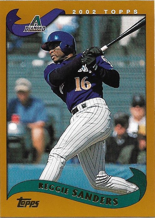 Reggie Sanders 2002 Topps #168 Arizona Diamondbacks Baseball Card