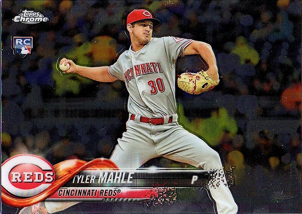Tyler Mahle 2018 Topps Chrome Rookie #12 Cincinnati Reds Baseball Card
