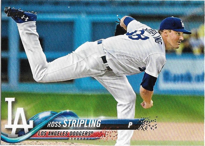 Ross Stripling 2018 Topps Update #US280 Los Angeles Dodgers Baseball Card