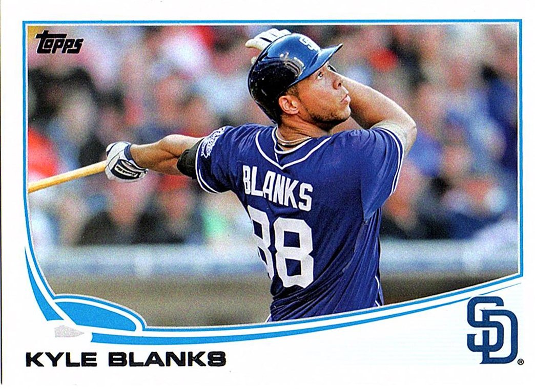 Kyle Blanks 2013 Topps Update #US74 San Diego Padres Baseball Card