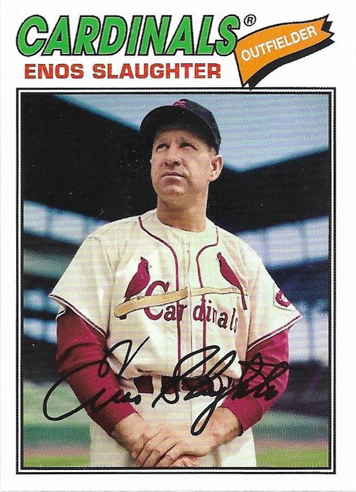 Enos Slaughter 2018 Topps Archives #147 St. Louis Cardinals Baseball Card