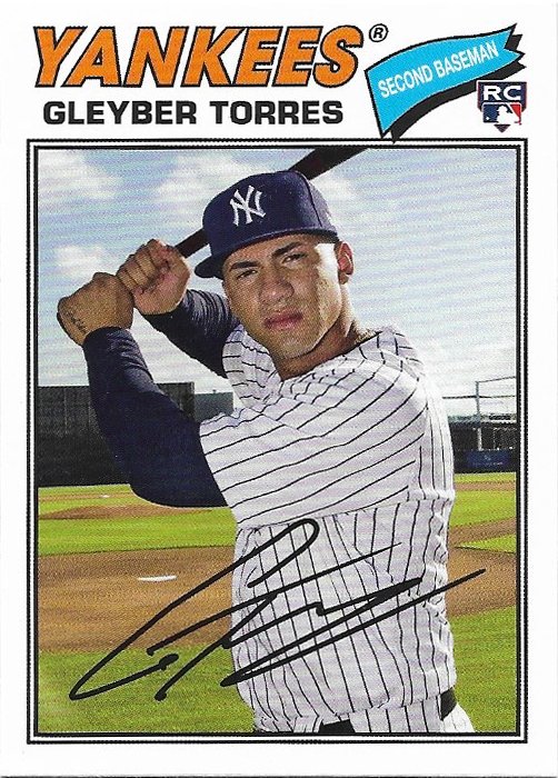 Gleyber Torres 2018 Topps Archives Rookie #164 New York Yankees ...