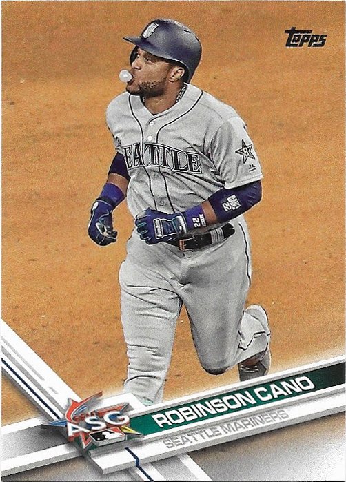 Robinson Cano 2017 Topps Update #US152 Seattle Mariners Baseball Card