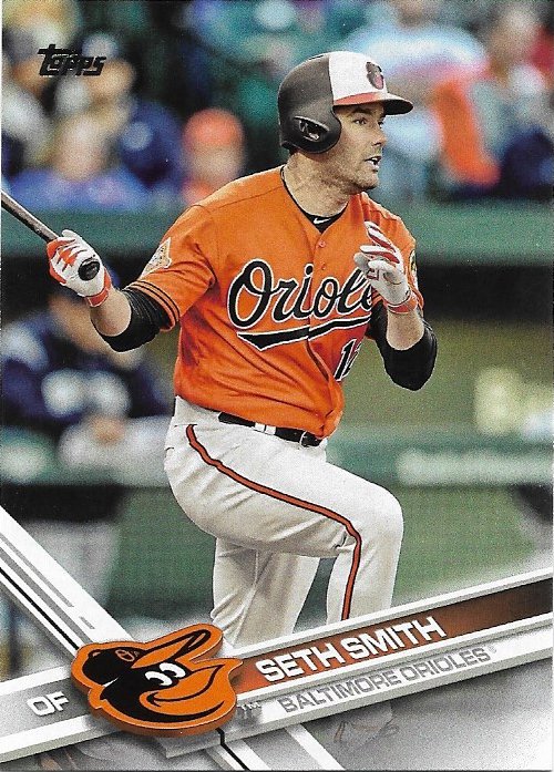 Seth Smith 2017 Topps Update #US42 Baltimore Orioles Baseball Card