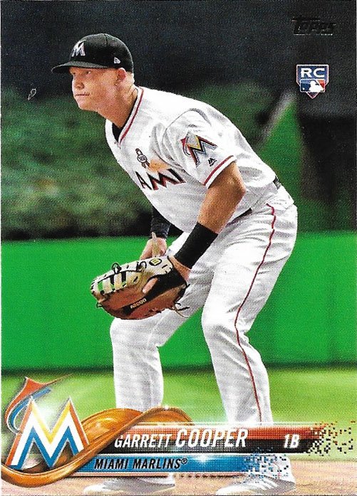 Garrett Cooper 2018 Topps Update Rookie #US230 Miami Marlins Baseball Card