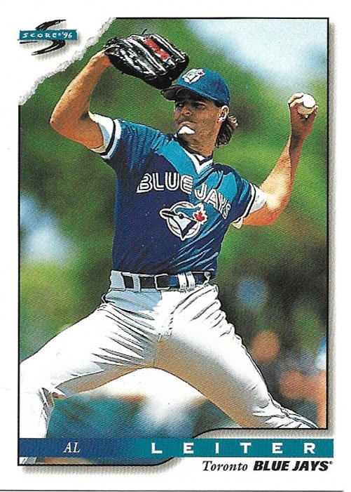 Al Leiter 1996 Score #464 Toronto Blue Jays Baseball Card