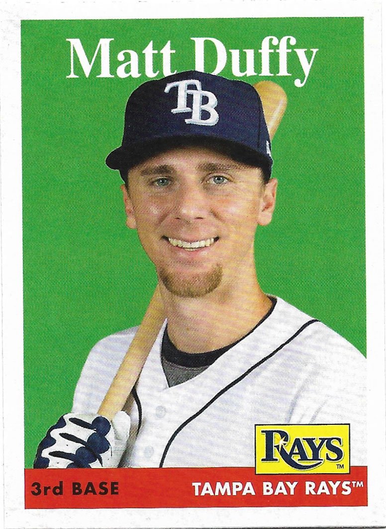 Matt Duffy 2019 Topps Archives #10 Tampa Bay Rays Baseball Card