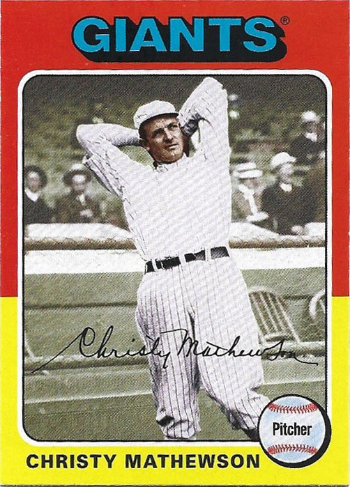 Christy Mathewson 2019 Topps Archives #165 New York Giants Baseball Card
