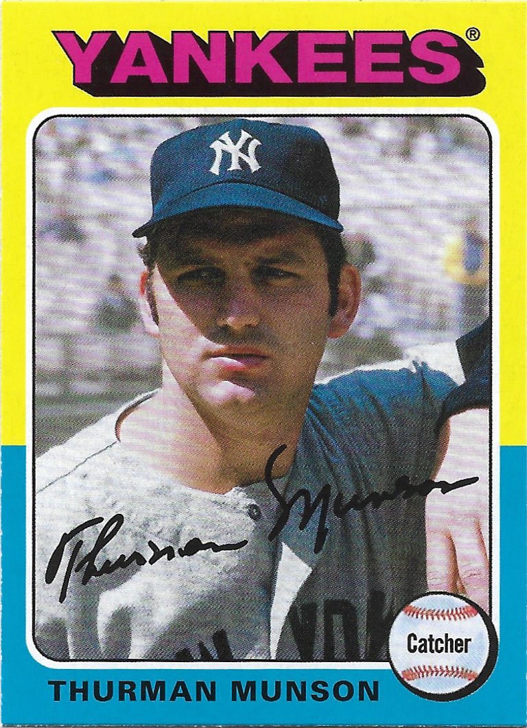 Thurman Munson 2019 Topps Archives #178 New York Yankees Baseball Cards