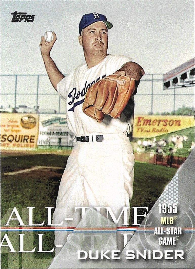 Duke Snider 2017 Topps All-Time All-Star #ATAS-18 Brooklyn Dodgers ...