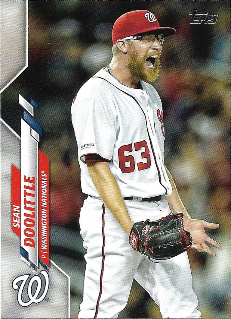 Sean Doolittle 2020 Topps #36 Washington Nationals Baseball Card