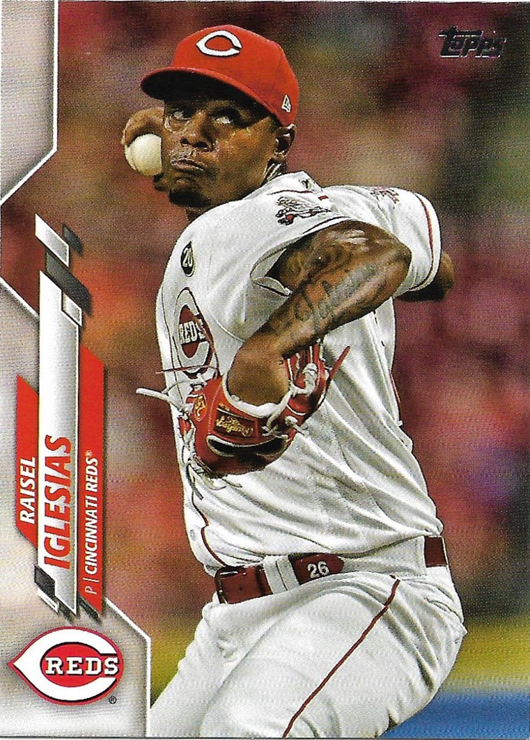 Raisel Iglesias 2020 Topps #197 Cincinnati Reds Baseball Card
