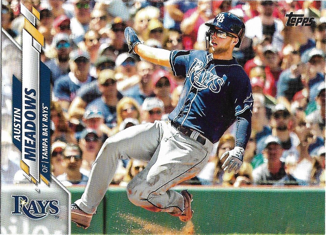 Austin Meadows 2020 Topps #10 Tampa Bay Rays Baseball Card