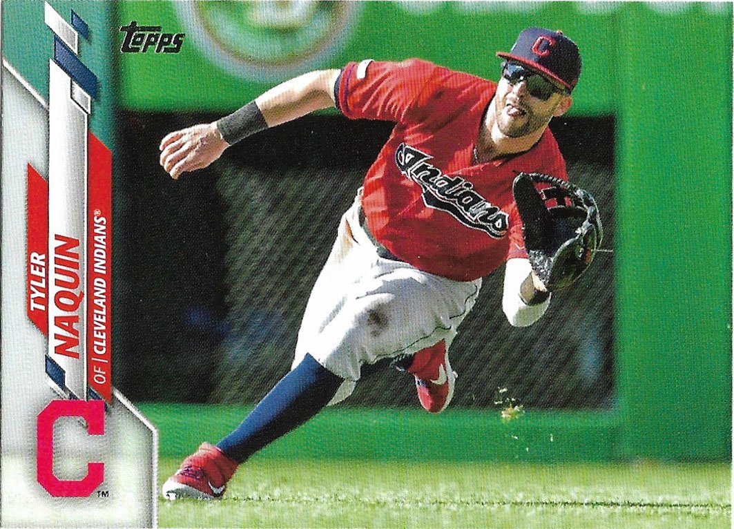 Tyler Naquin 2020 Topps #291 Cleveland Indians Baseball Card