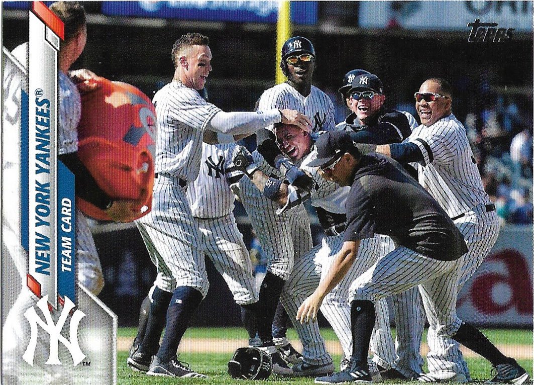 New York Yankees 2020 Topps #83 Baseball Team Card