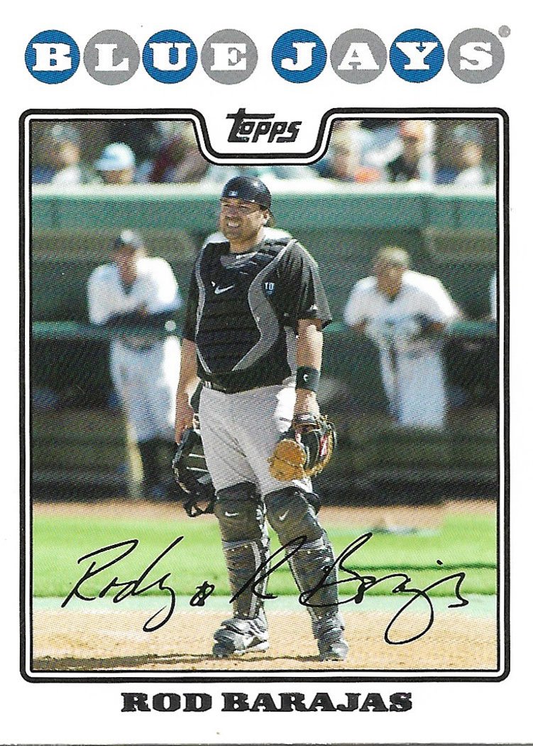 Rod Barajas 2008 Topps Updates & Highlights #UH187 Toronto Blue Jays ...