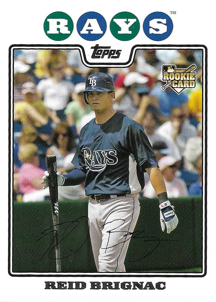 Reid Brignac 2008 Topps Updates & Highlights Rookie #UH27 Tampa Bay ...