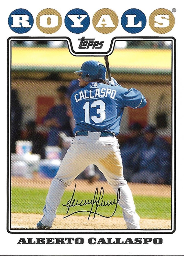 Alberto Callaspo 2008 Topps Updates & Highlights #UH109 Kansas City ...
