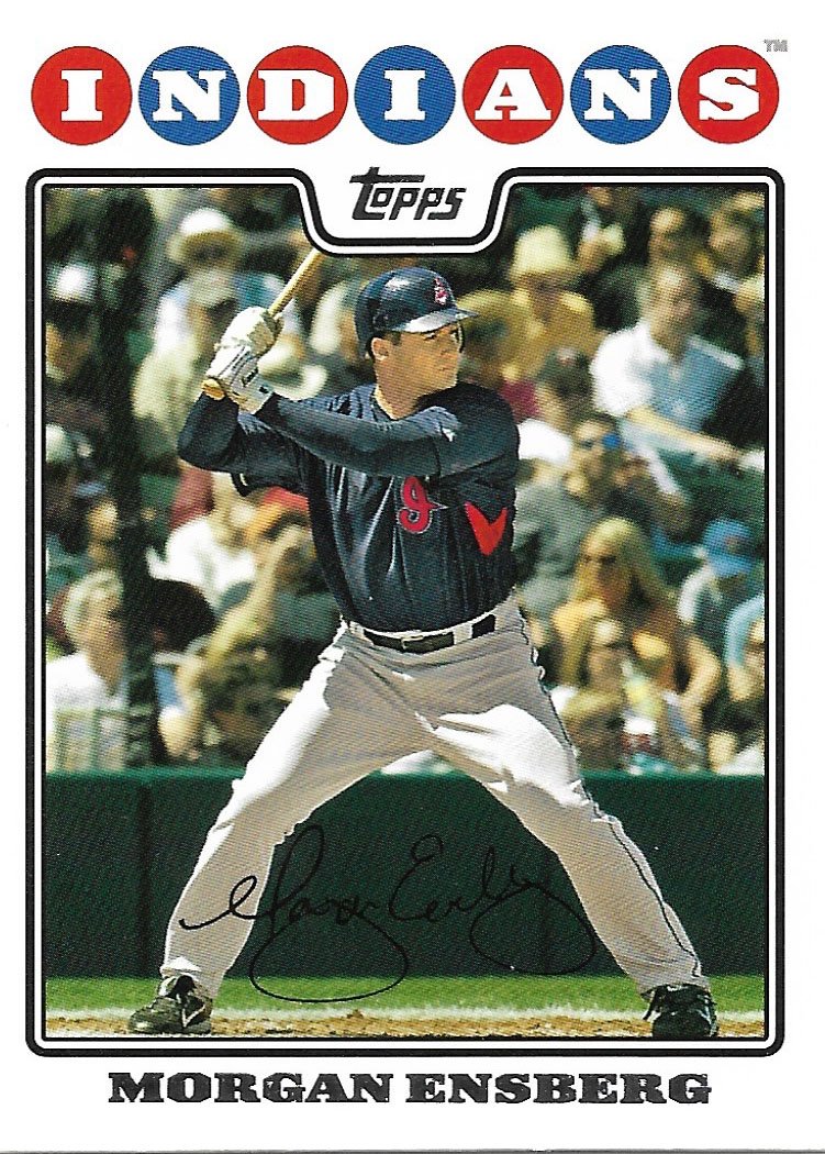 Morgan Ensberg 2008 Topps Updates & Highlights #UH126 Cleveland Indians ...