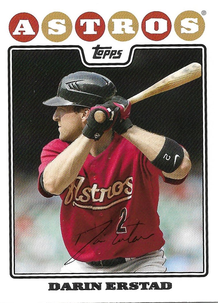 Darin Erstad 2008 Topps Updates & Highlights #UH151 Houston Astros ...