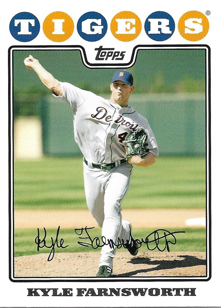 Kyle Farnsworth 2008 Topps Updates & Highlights #UH318 Detroit Tigers ...