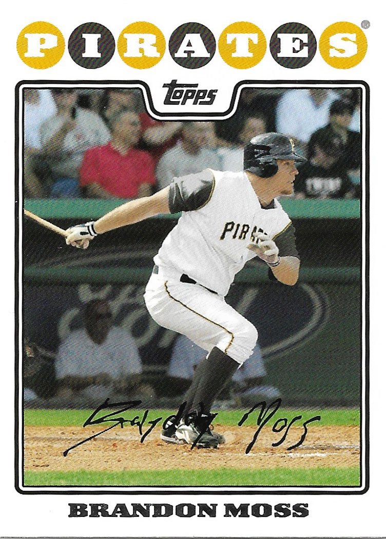Brandon Moss 2008 Topps Updates & Highlights #UH302 Pittsburgh Pirates ...