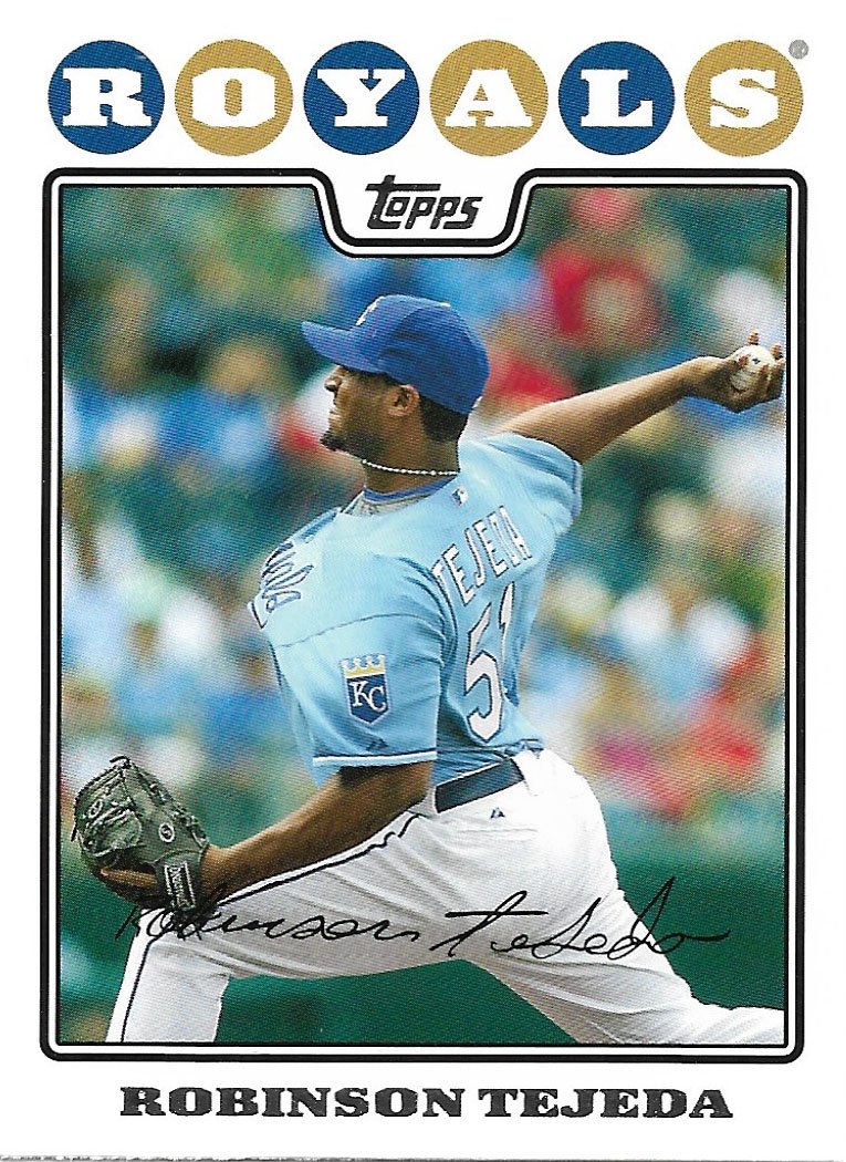 Robinson Tejada 2008 Topps Updates & Highlights #UH144 Kansas City ...