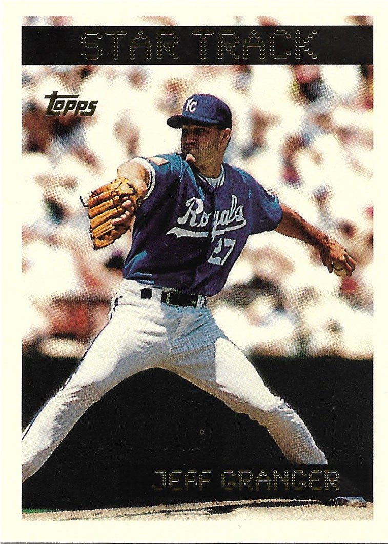 Jeff Granger 1995 Topps #241 Kansas City Royals Baseball Card