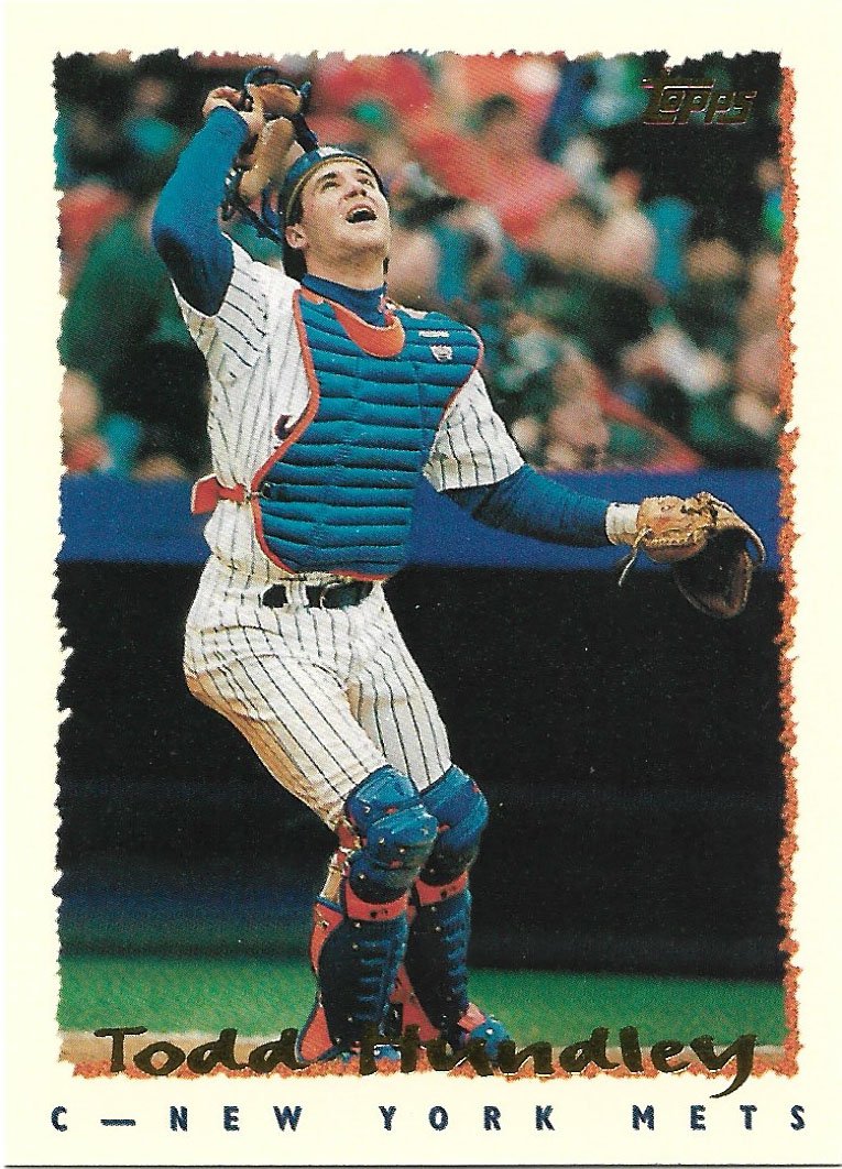 Todd Hundley 1995 Topps #223 New York Mets Baseball Card